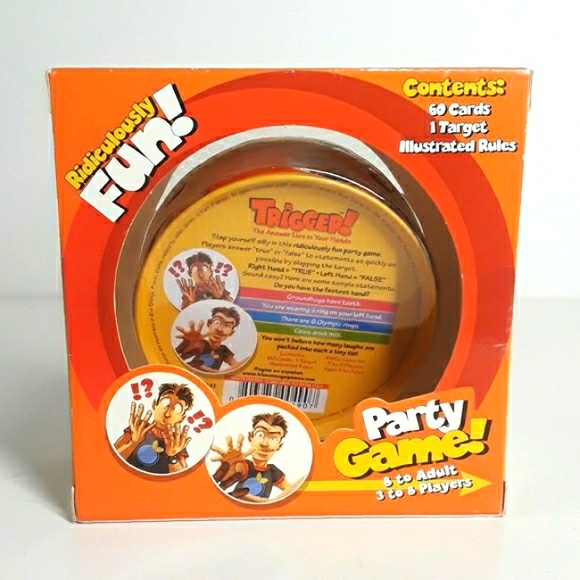 Blue Orange | Games | Trigger Fun Buzzer Silly Trivia Party Game New ...